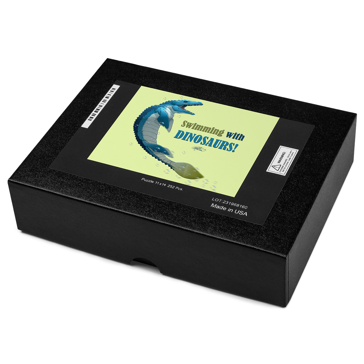 Mosasaurus Dinosaur Puzzle. Jigsaw Puzzle. Puzzles for Children and Ad ...